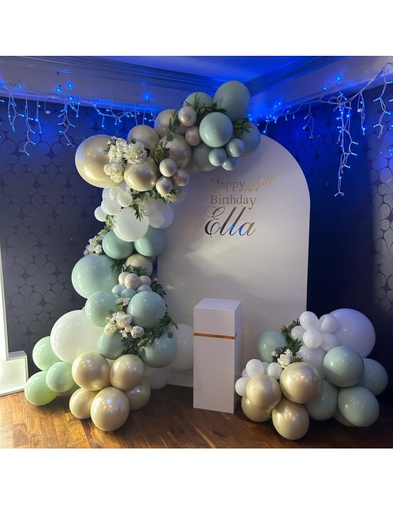 Bespoke Backdrop with Balloon Arch | Royal Balloon